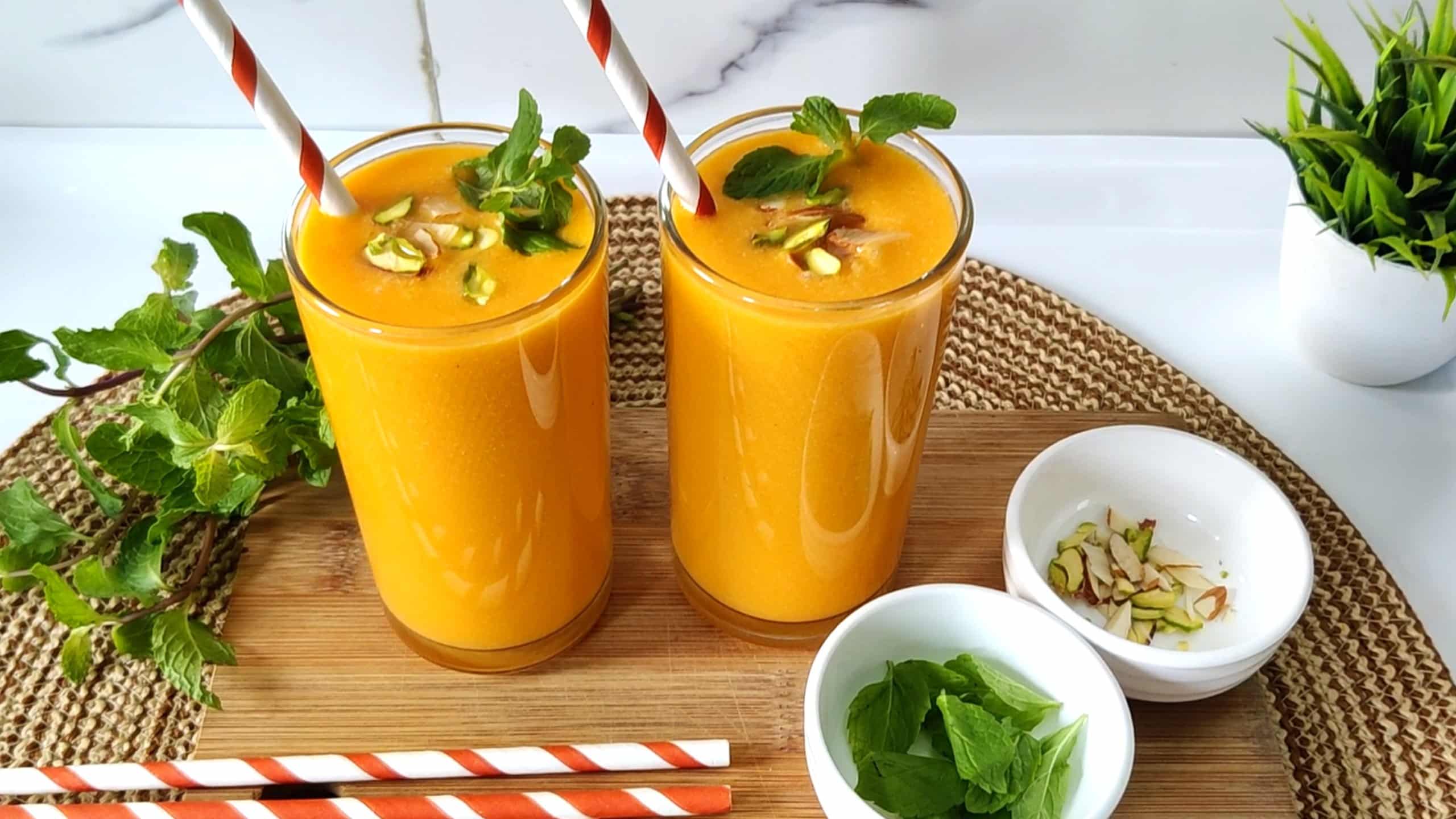Easy Indian Mango Lassi Recipe