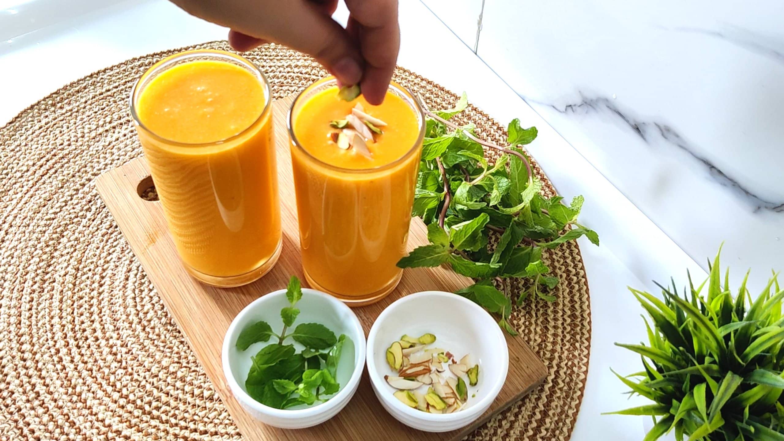 Easy Indian Mango Lassi Recipe