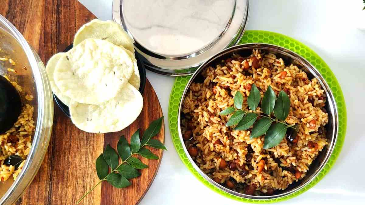 Easy Puli Sadam Recipe (Tamarind Rice) - Paatti's Kitchen