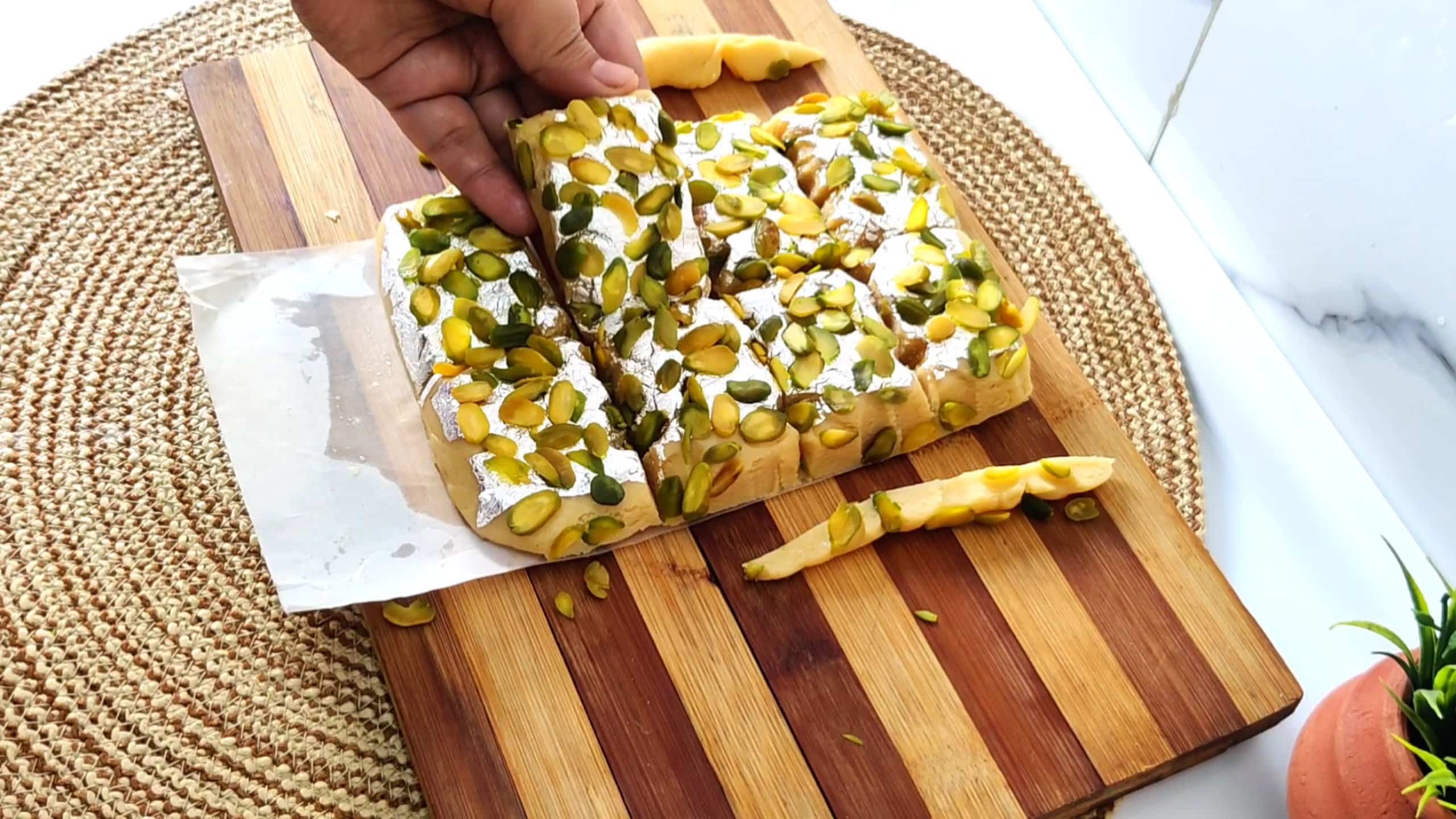 Delicious Indian Milk Barfi Recipe - Paatti's Kitchen