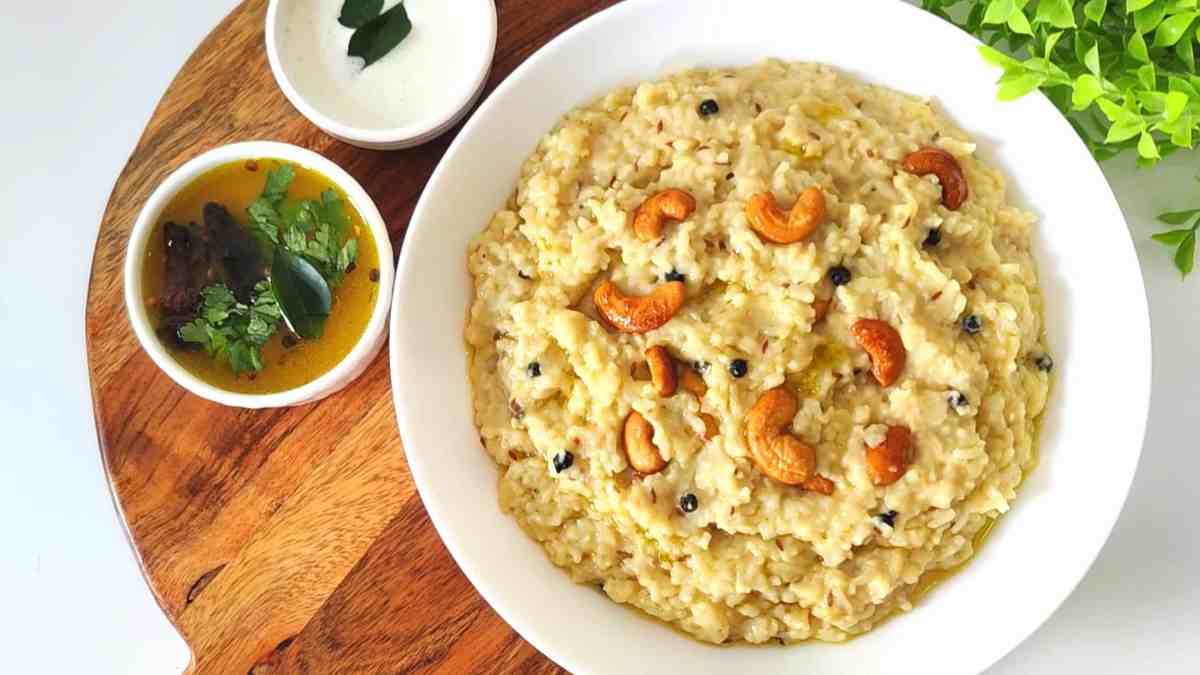 The Most Delicious Ven Pongal Recipe - Paatti's Kitchen